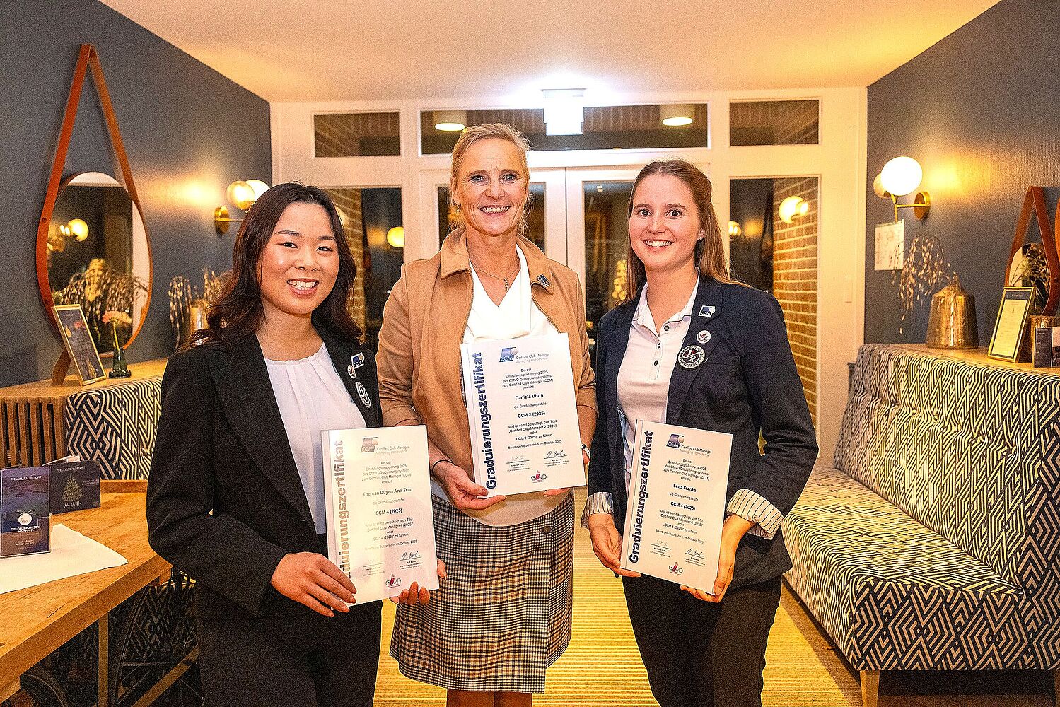 Golf Management Verband Deutschland: Feierliche CCM-Urkundenvergabe ...